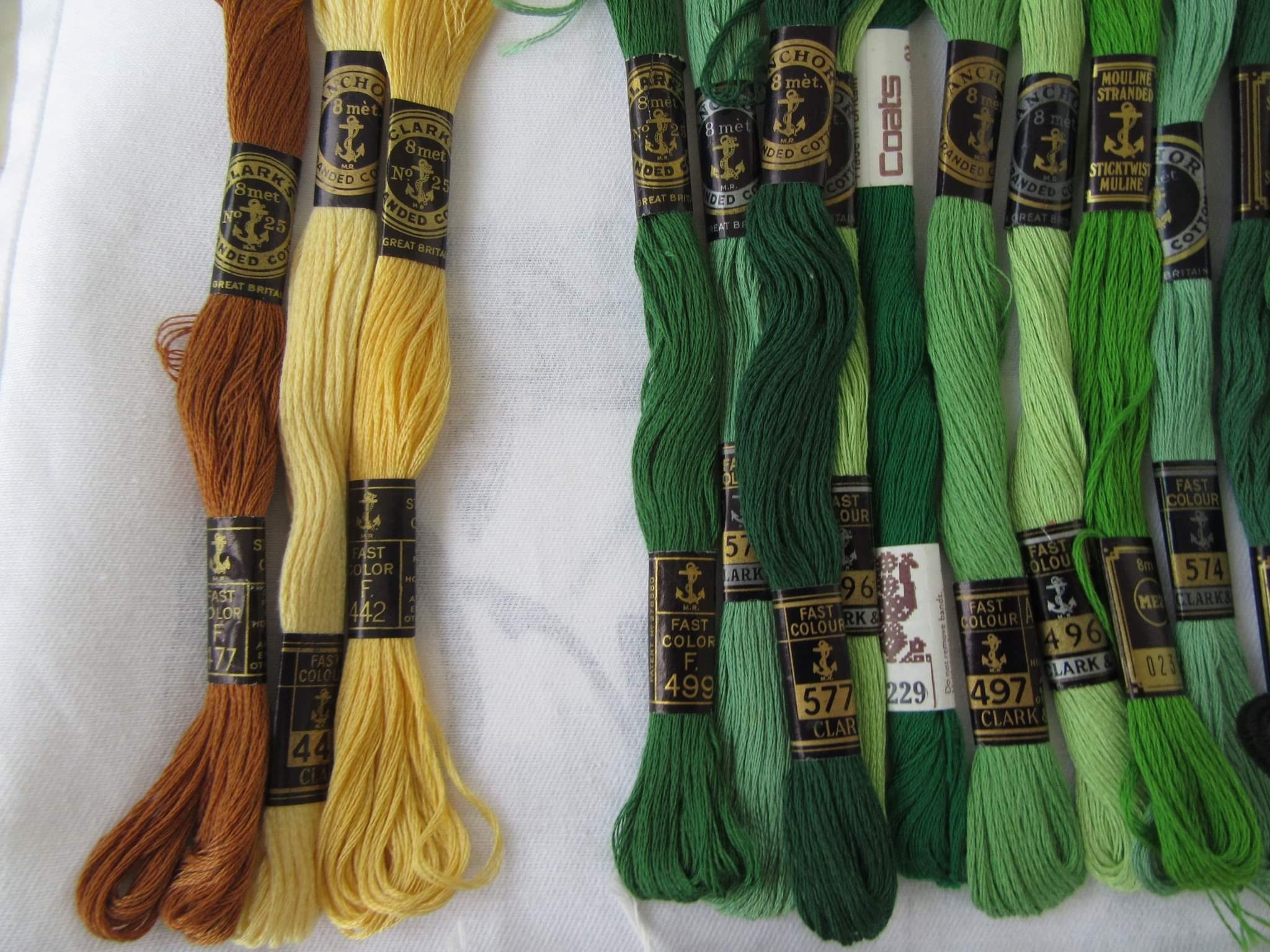 Anchor Clarks Vintage Threads X 50 Bundle.full Skeins as - Etsy