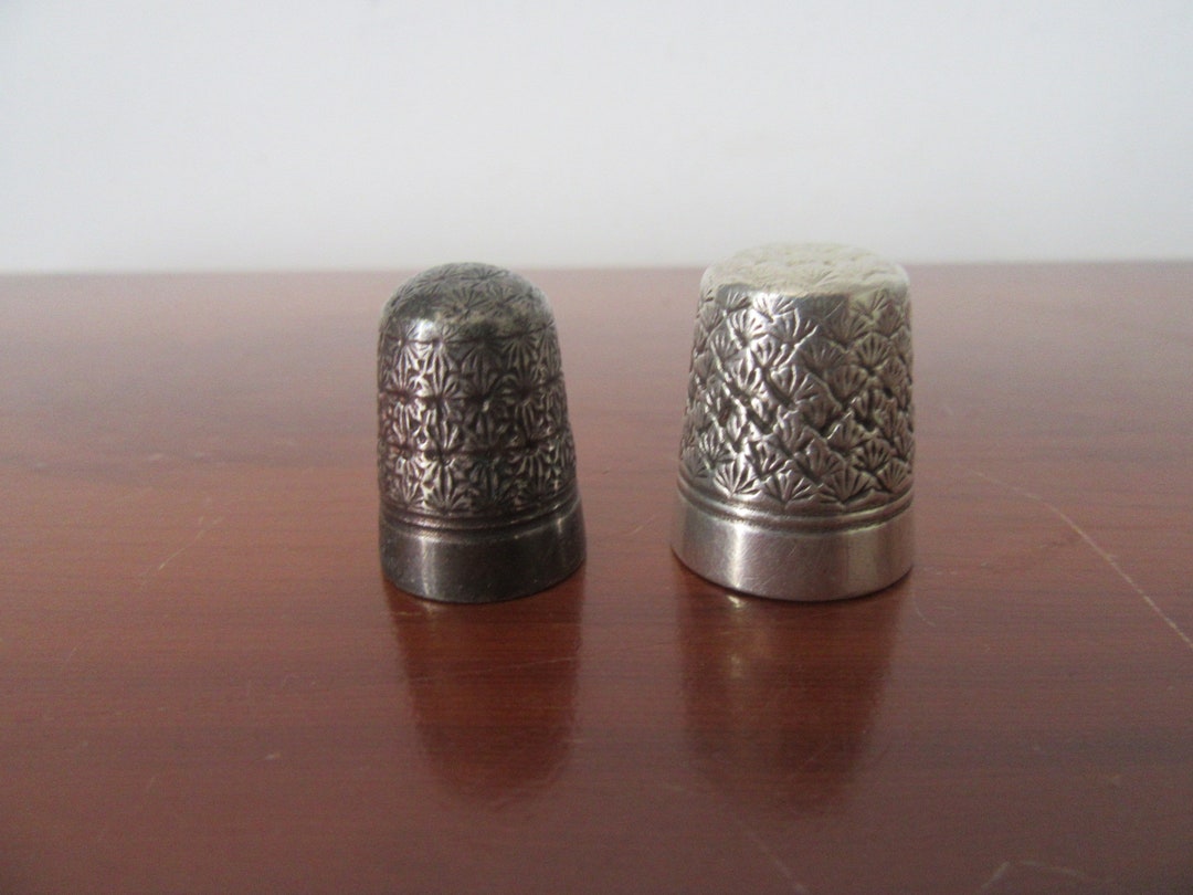 Charles Horner Dorcas Silver Thimbles. Size 10 & 5. Collectible Silver Thimbles. - Etsy