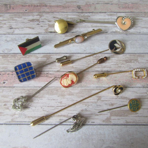 Vintage Tie Pin - Etsy