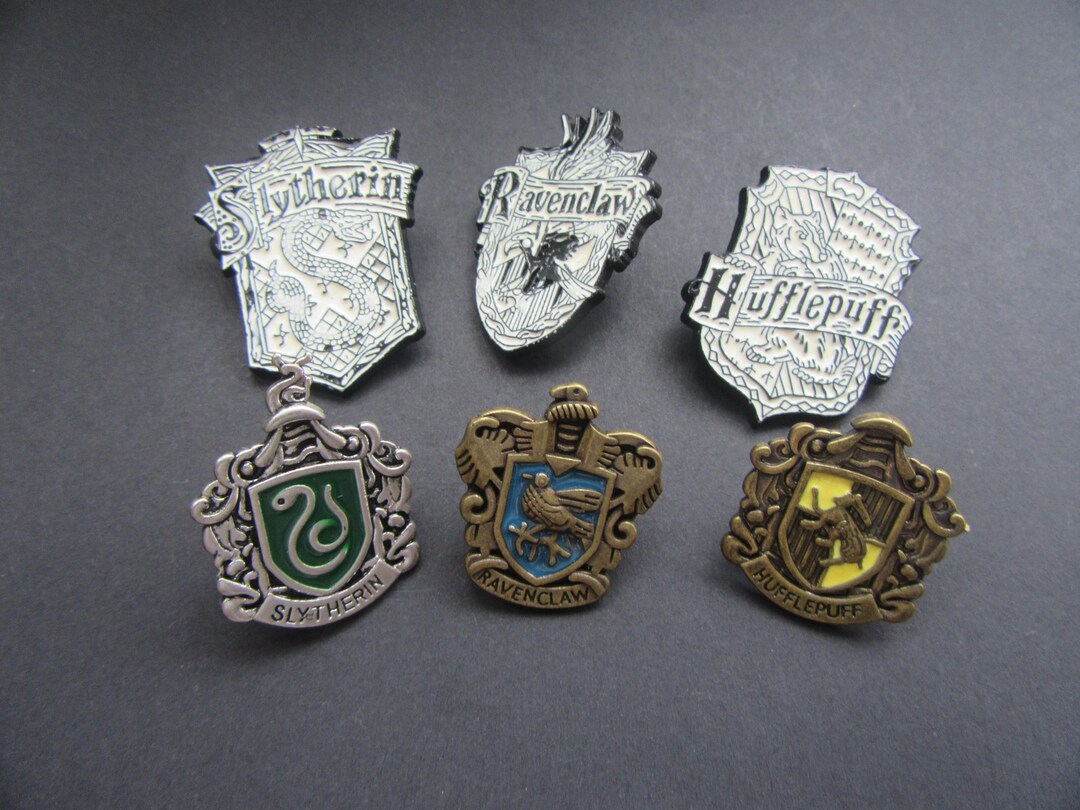Harry Potter Inspired Crest House Badges. Lapel Pin Badges. Choice of 6 ...