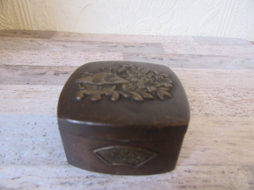Antique C1880s Japanese Brass Snuff Box Collectible Tobacciana .brass ...