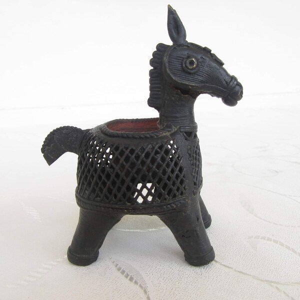 Metal Donkey Statue - Etsy
