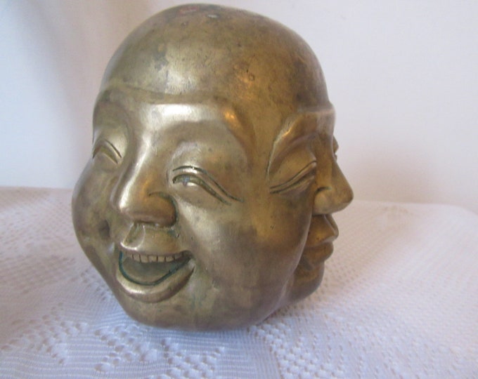 Buddha Four Emotions/faces. Bronze Ware Hollow Casting. Weighs 1548G 4 ...