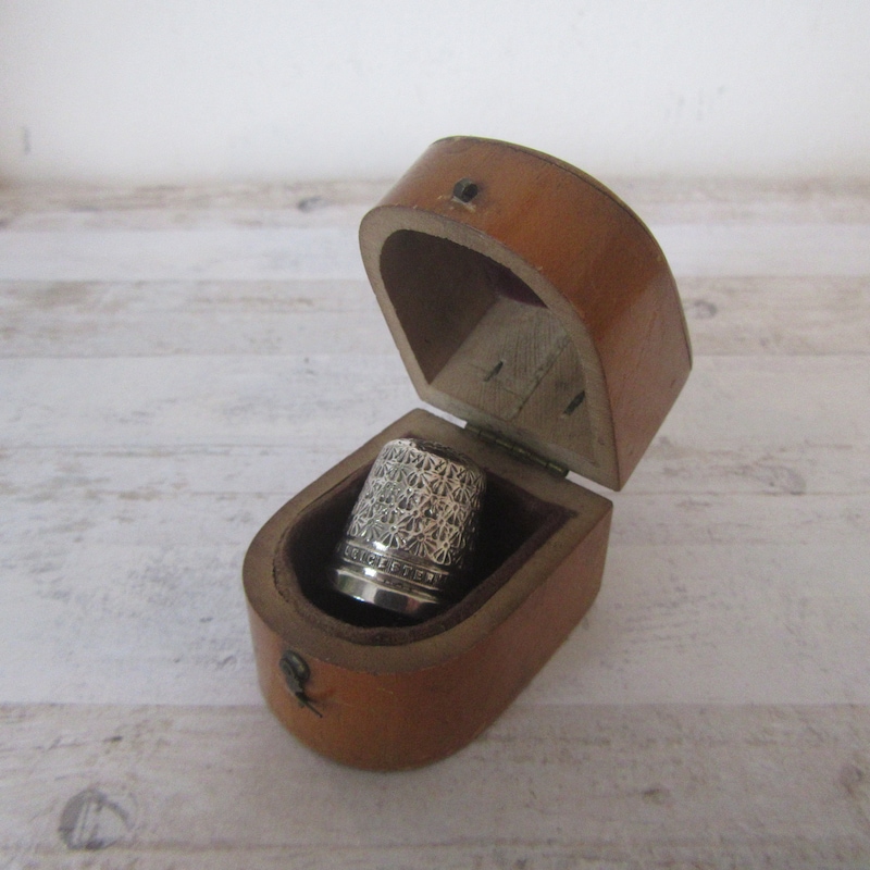Silver Thimble Case - Etsy