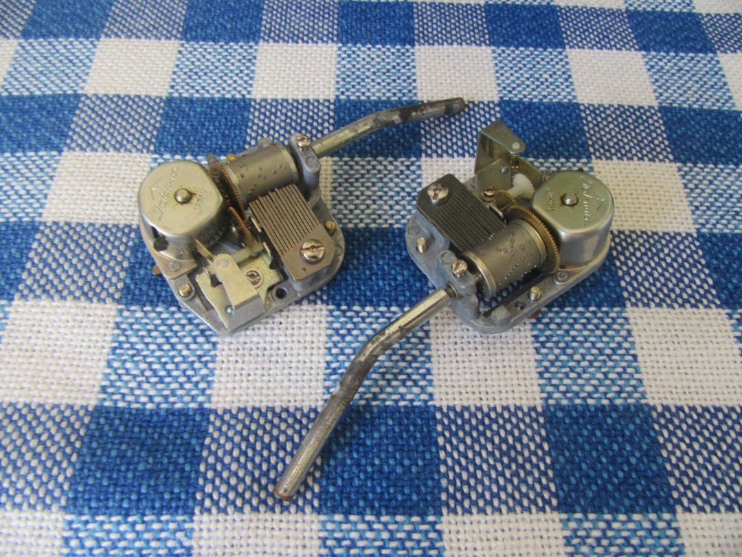 Vintage Jokiwa Japan Music Box Motors X2. Musical Box, Moving Musical ...