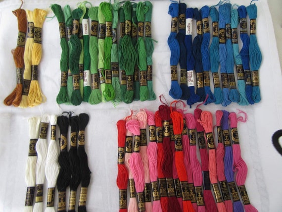 Anchor Clarks Vintage Threads X 50 Bundle.full Skeins as - Etsy