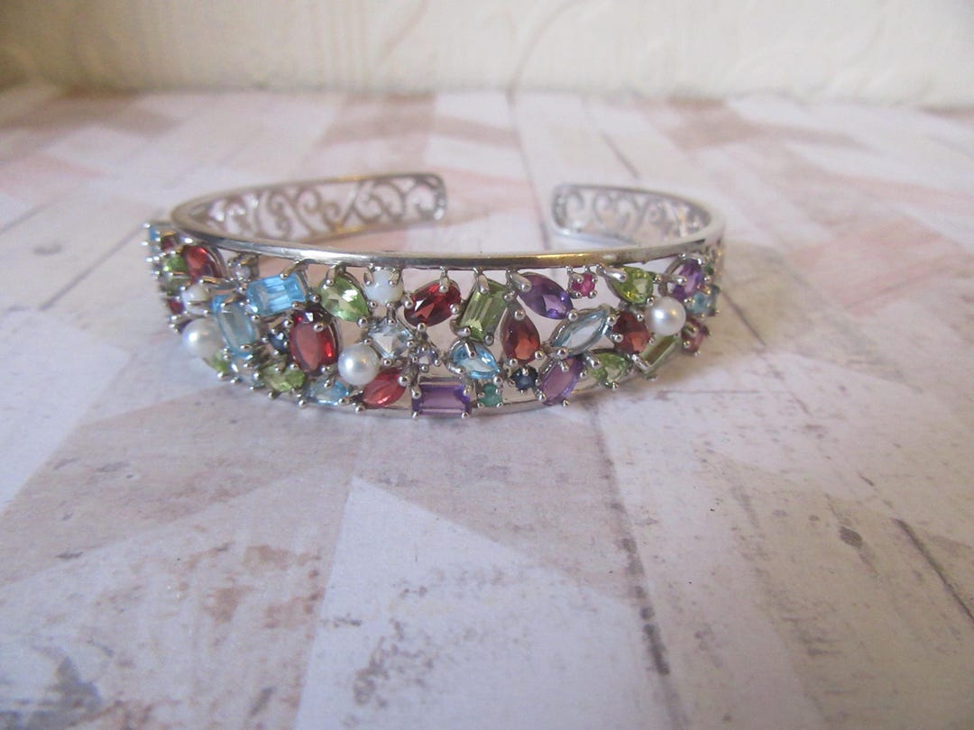 Michelle Albala Multi-jewel 925. QVC Anchor "h" - Clogau Eye Charm With Tag. -swarovski Crystals ...