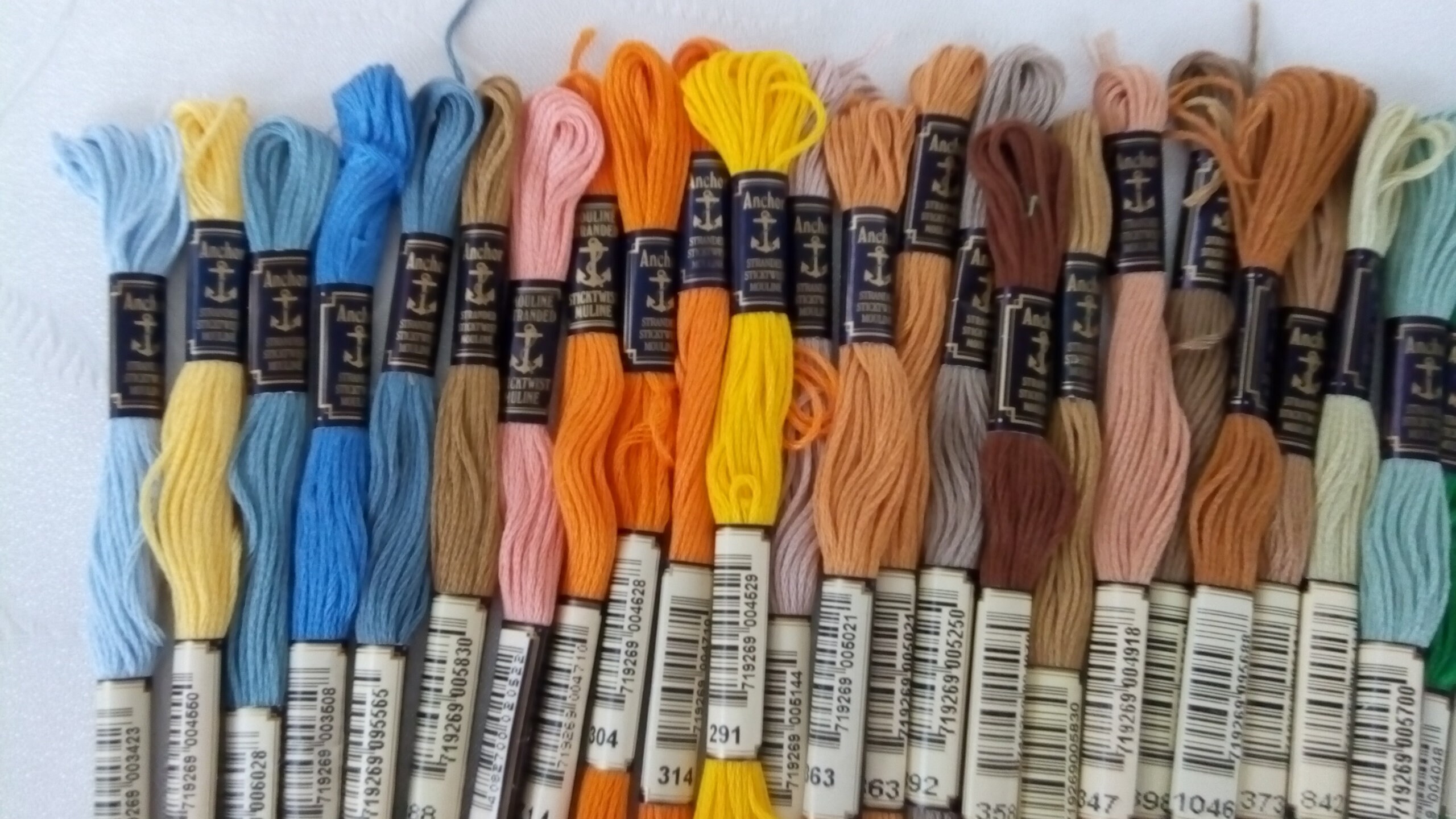 Colección 30 X Anchor Threads colores surtidos fabricados en - Etsy España