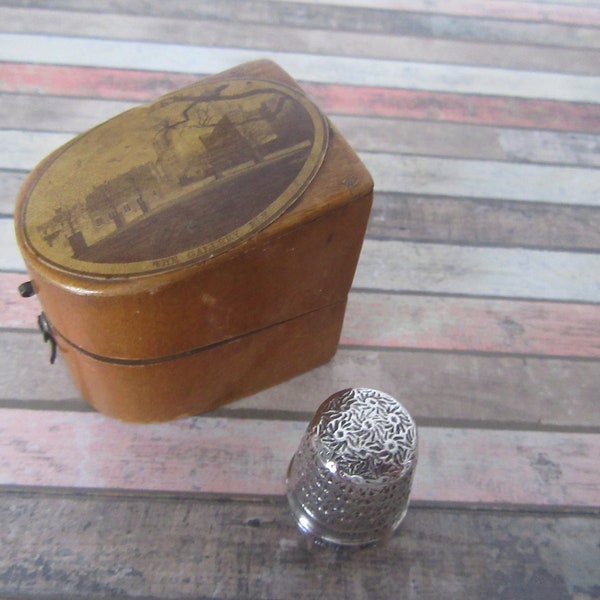 Silver Thimble Case - Etsy