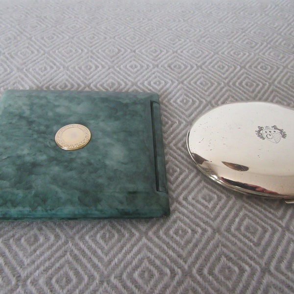 Silver Compact Set - Etsy