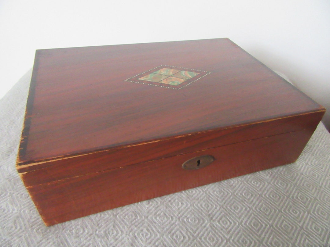 Vintage Keepsake, Treasure Chest Wooden Box,inlaid Style. - Etsy