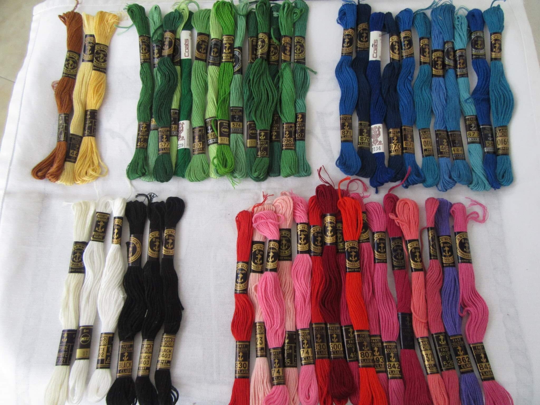 Anchor Clarks Vintage Threads X 50 Bundle.full Skeins as - Etsy