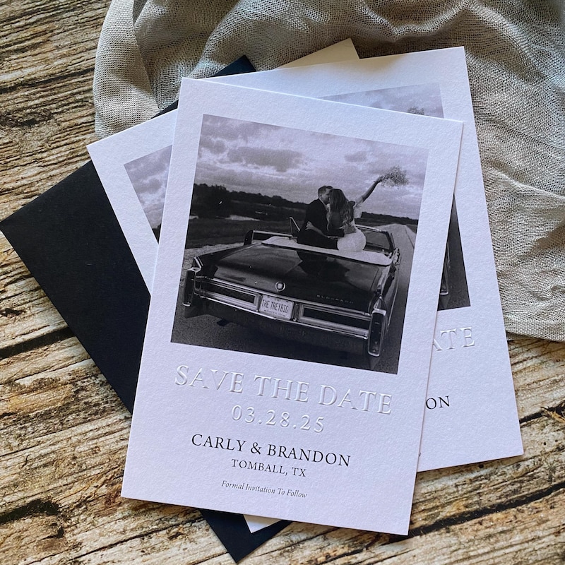 Polaroid Save the Date - Etsy
