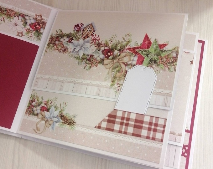 Christmas Mini Album / Album Scrapbooking / Winter Folio Album ...