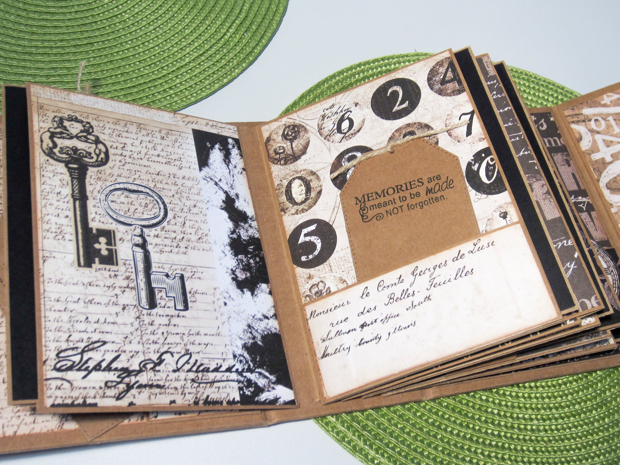 Reise Scrapbook Album Koffer Fotoalbum Abenteuer - Etsy.de