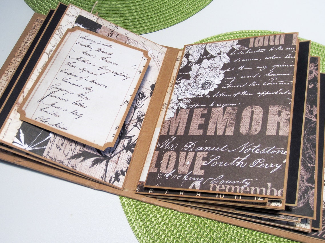 Reise Scrapbook Album Koffer Fotoalbum Abenteuer - Etsy.de