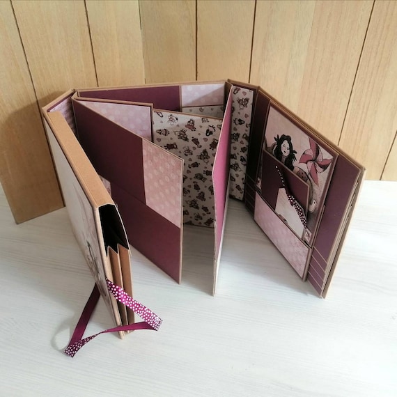Girl Folio Album / Premade Scrapbook Album for Girl / Girl - Etsy