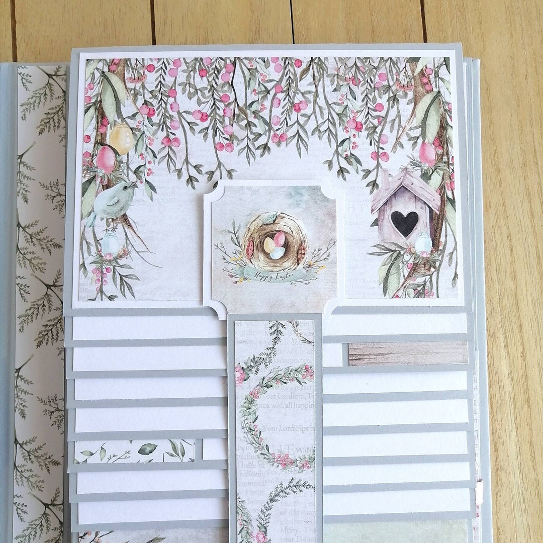 Happy Easter Scrapbook Album Easter Mini Album Spring Themed Photo ...