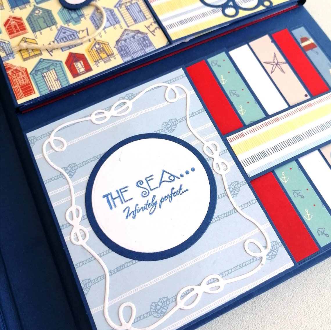 Summer Mini Album Marine Scrapbook Album Sea Vacation Photo - Etsy