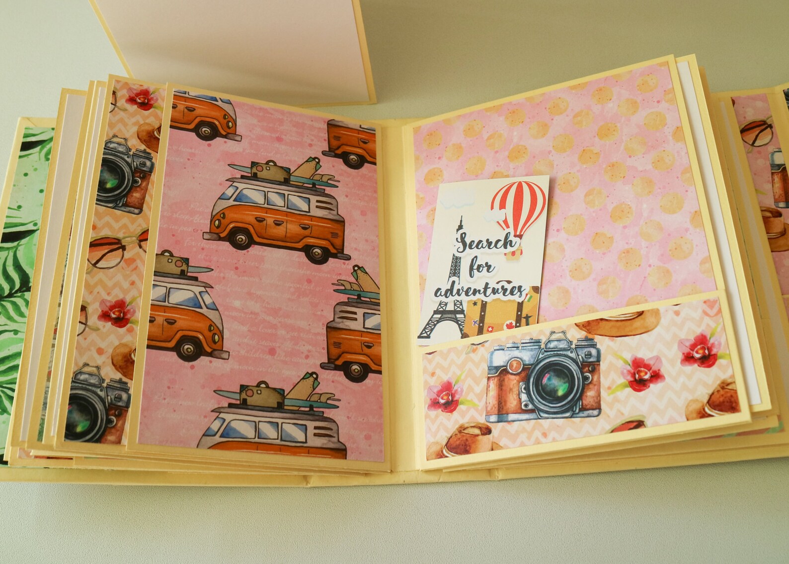 Travel Memory Book Suitcase Scrapbook Summer Vacation Etsy Travel Memory Book Suitcase Scrapbook Summer Vacation Etsy
