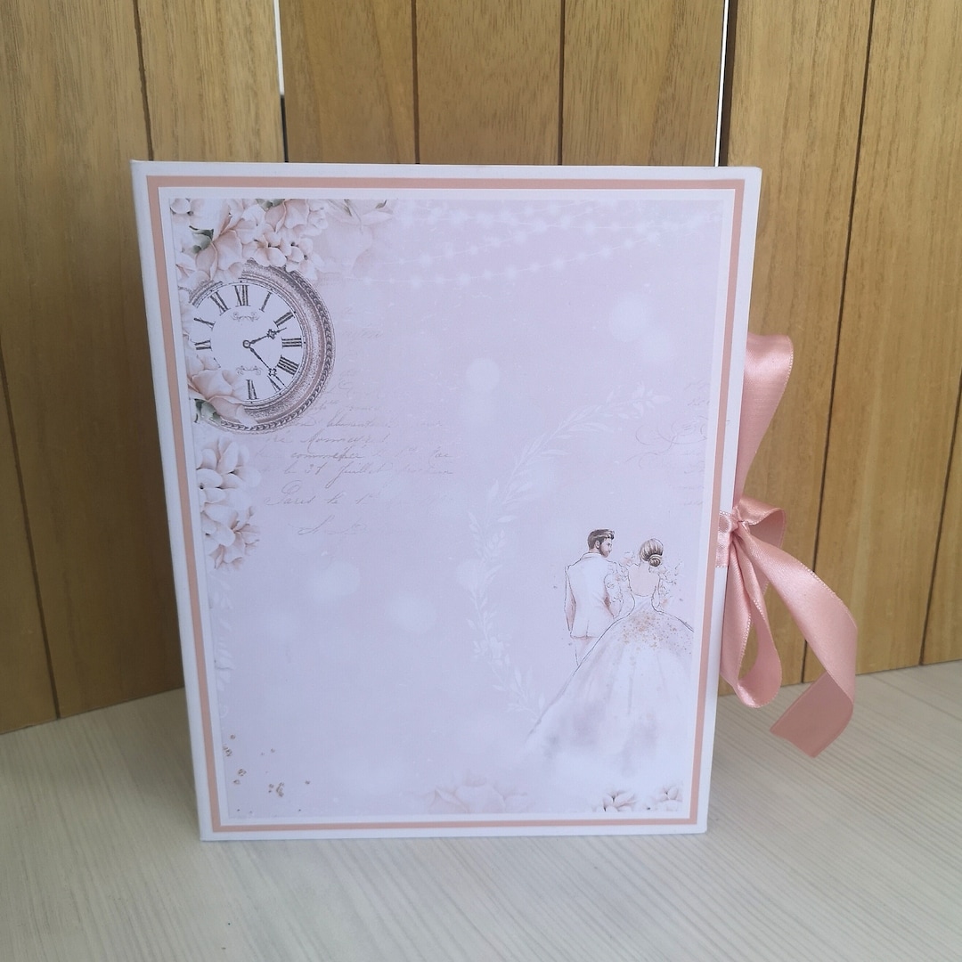 Wedding Scrapbooking Album, Custom Big Bride and Groom Photo Album ...