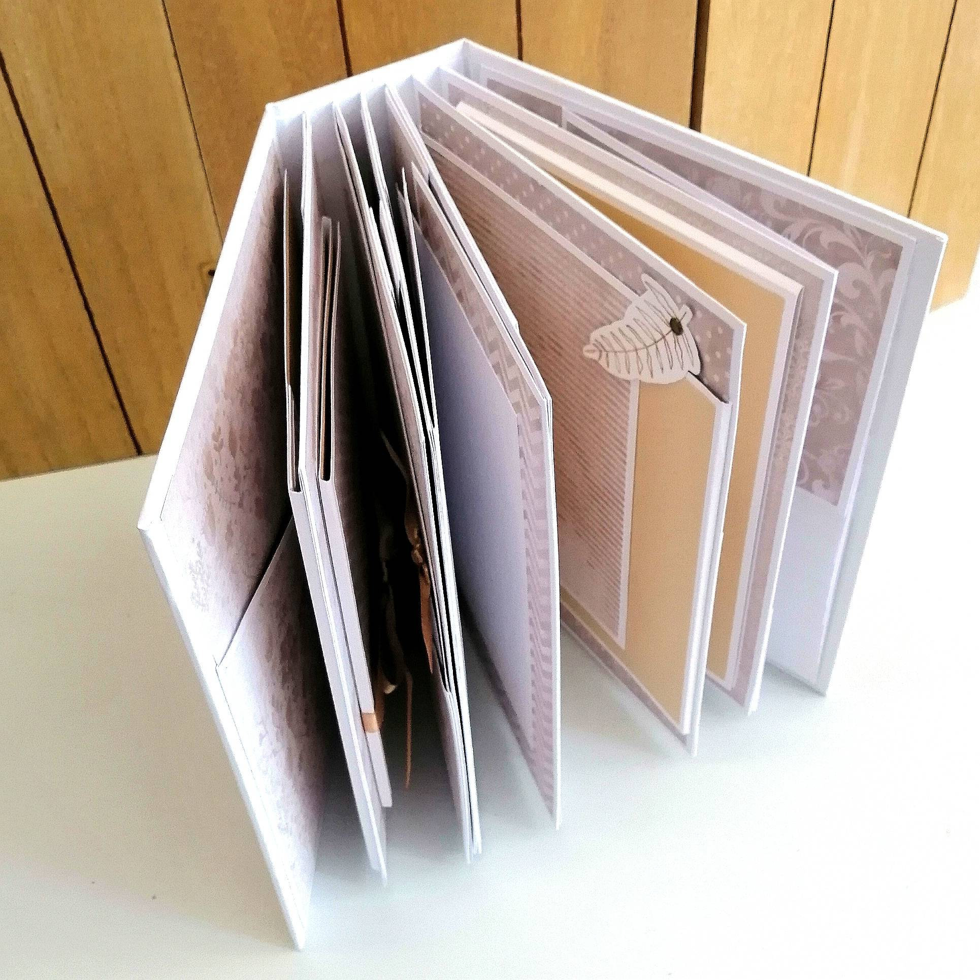 Cream Wedding Album / Elegant Beige Wedding Scrapbook / | Etsy