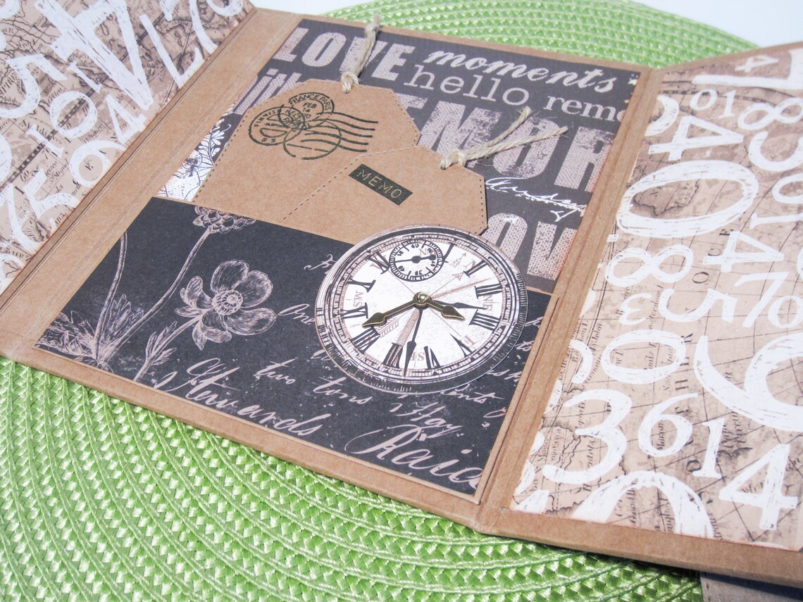 Reise Scrapbook Album Koffer Fotoalbum Abenteuer - Etsy.de