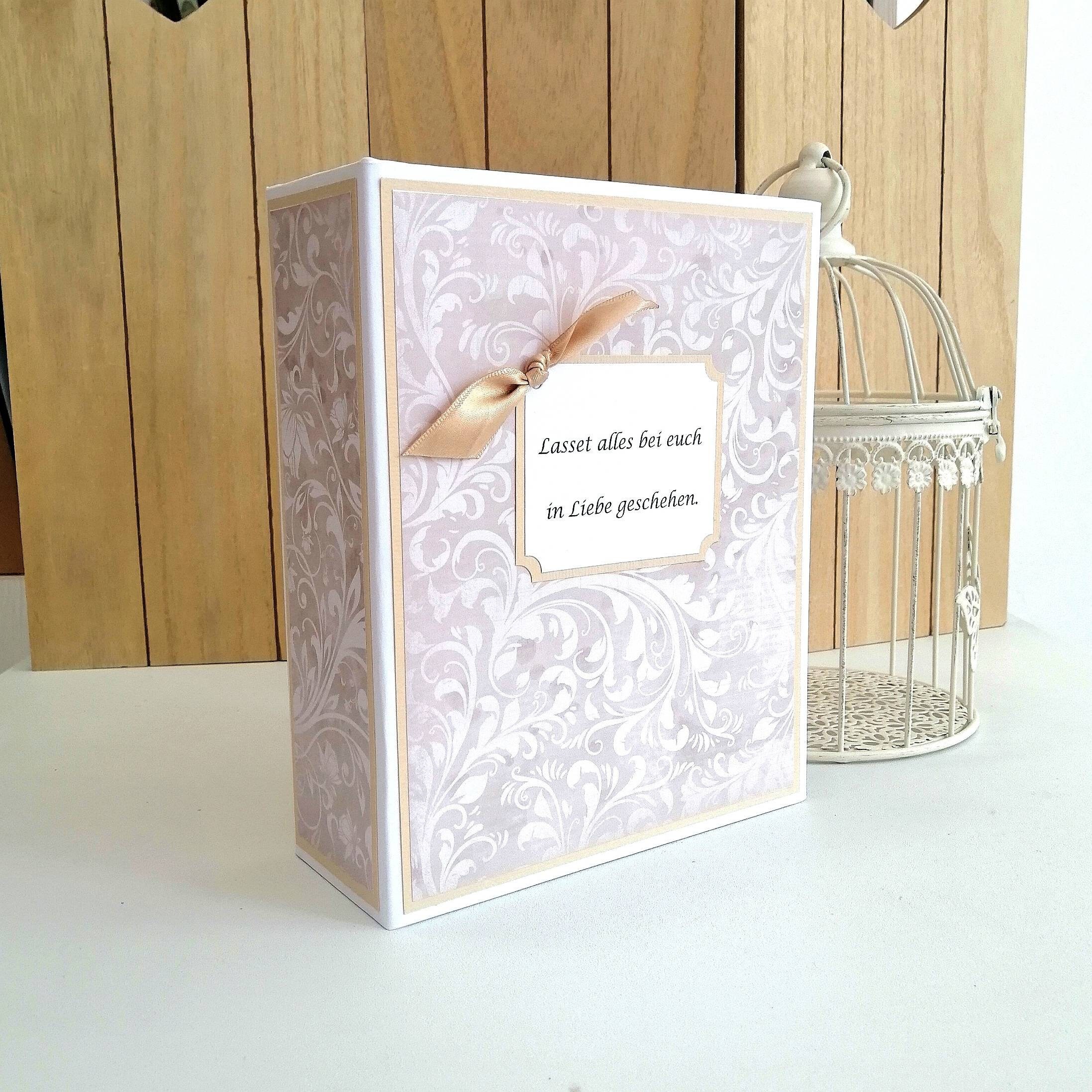 Cream Wedding Album / Elegant Beige Wedding Scrapbook / | Etsy