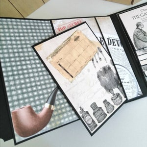 Custom Scrapbook Album Sherlock Holmes Premade Scrapbook Detective ...