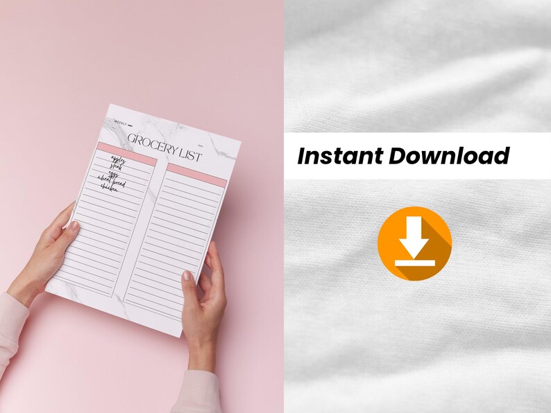 Ultimate Meal Planner Printable Bundle | Monthly Calendar, Weekly Meal ...