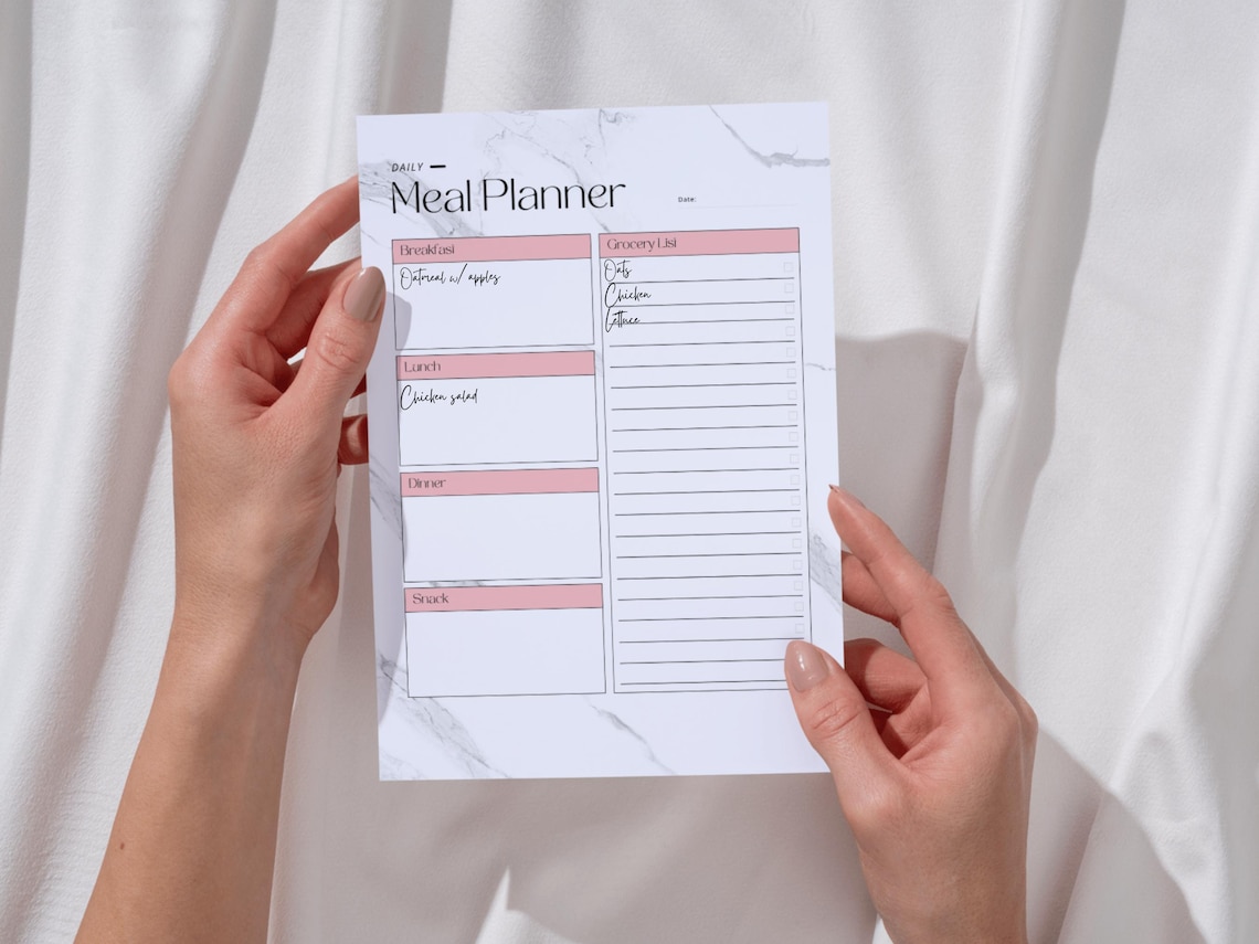 Ultimate Meal Planner Printable Bundle | Monthly Calendar, Weekly Meal ...