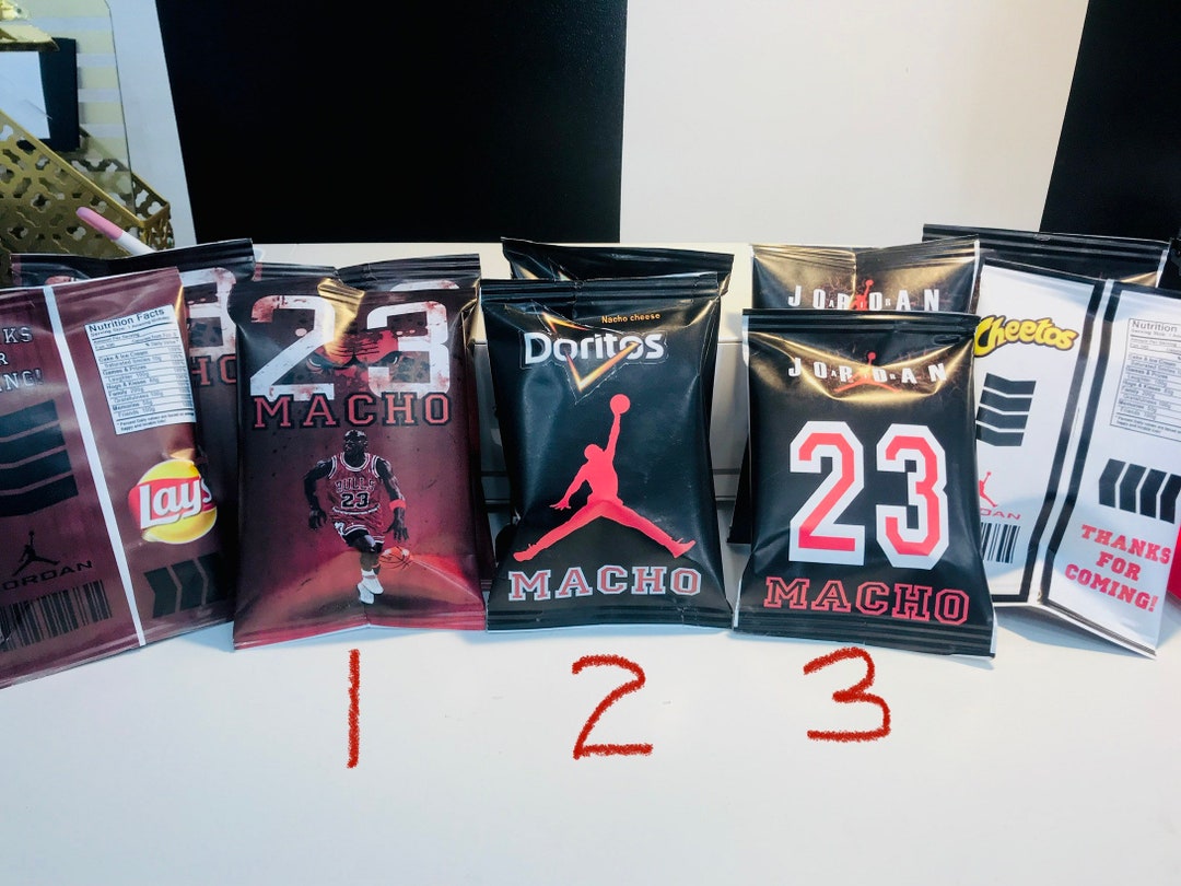 Personalized Jordan Assorted Chip Bags, Cookies Pr Rice Crispies - Etsy