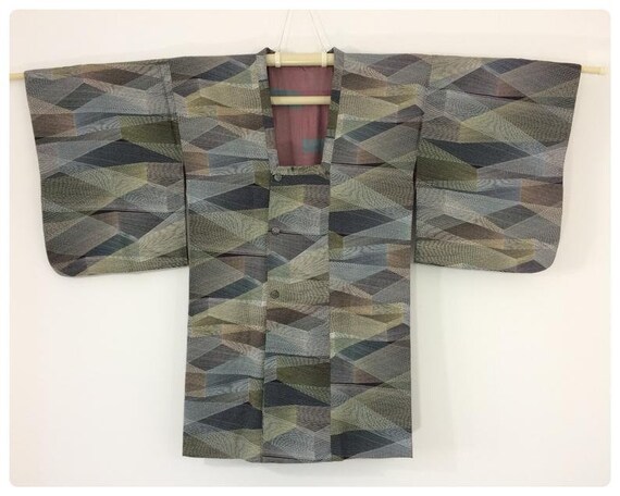 Geometric michiyuki: Japanese women's michiyuki jacke… - Gem