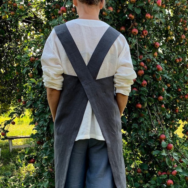 Cross Back Apron - Etsy