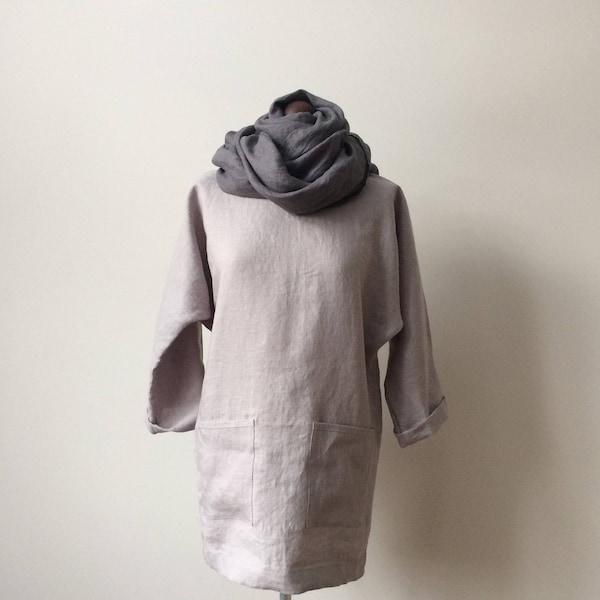 Light Grey Tunic - Etsy