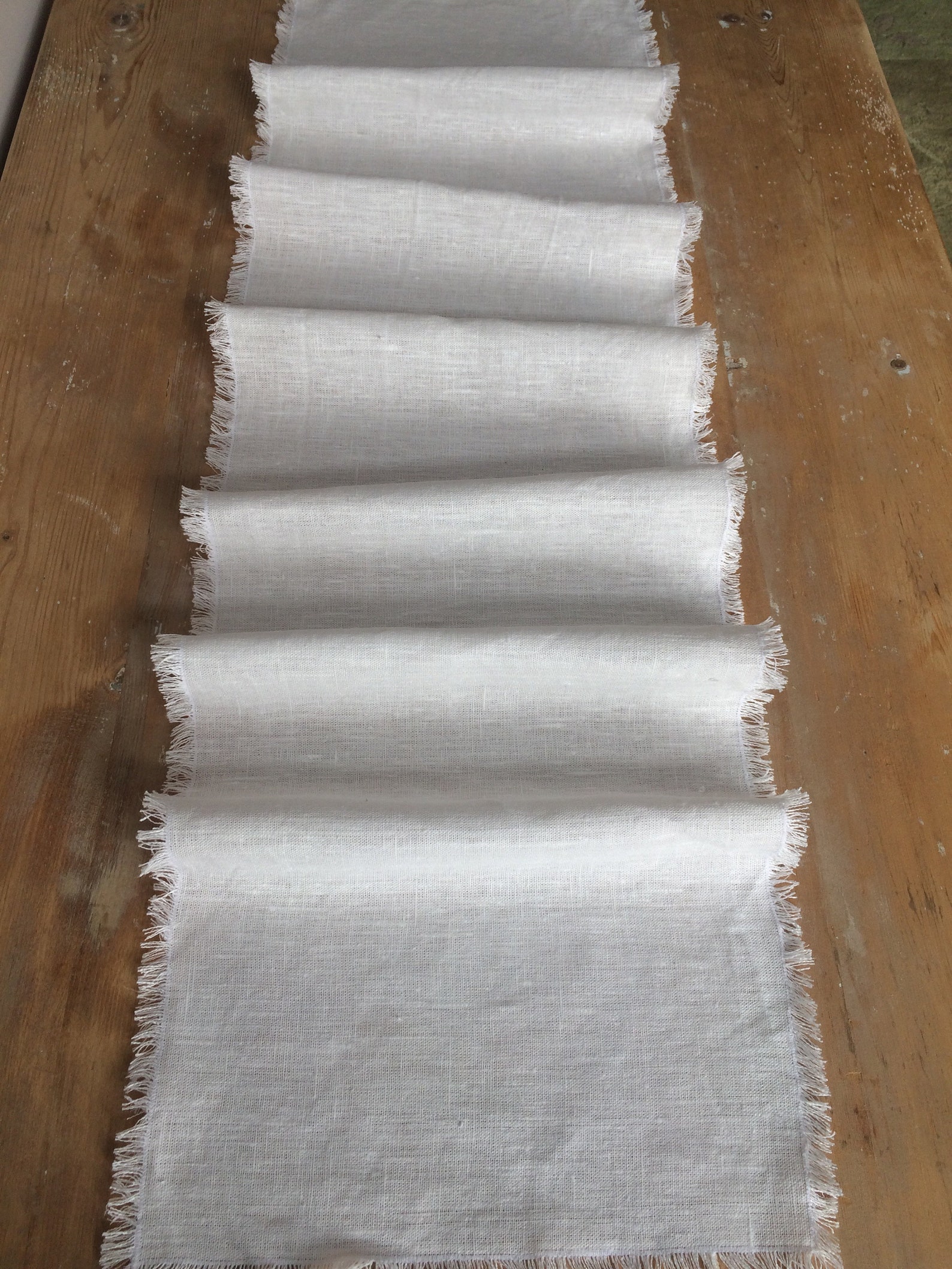 Off White Linen Table Runner Wedding Table Runner Easter - Etsy UK