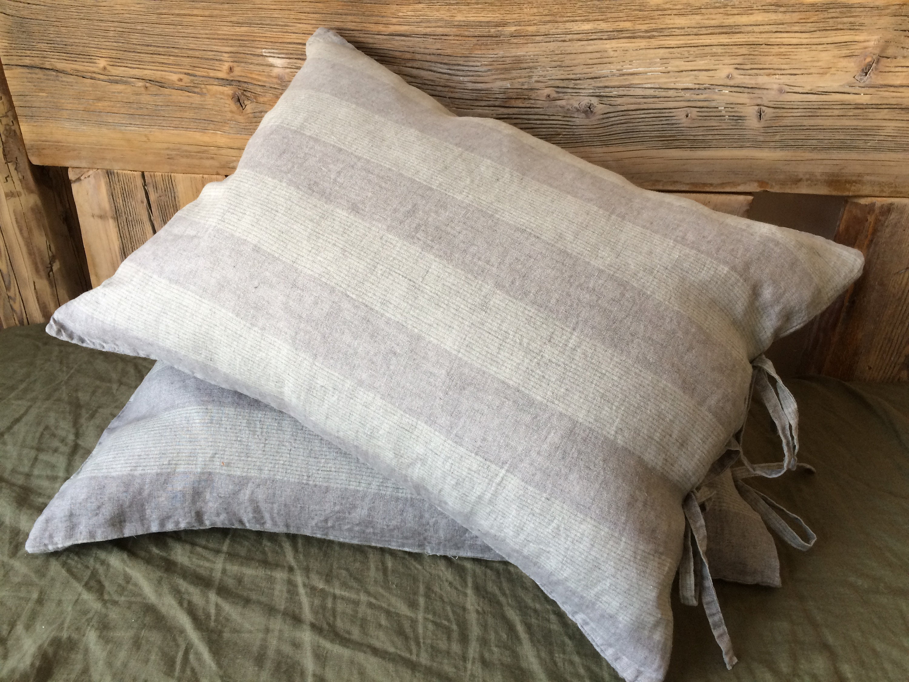 Linen Pillow case, Striped Pillow Sham, Linen Bedding, Pillow Cover ... Linen Pillow case, Striped Pillow Sham, Linen Bedding, Pillow Cover ...