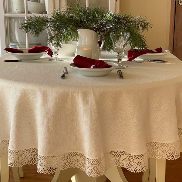 Christmas Tablecloth - Etsy