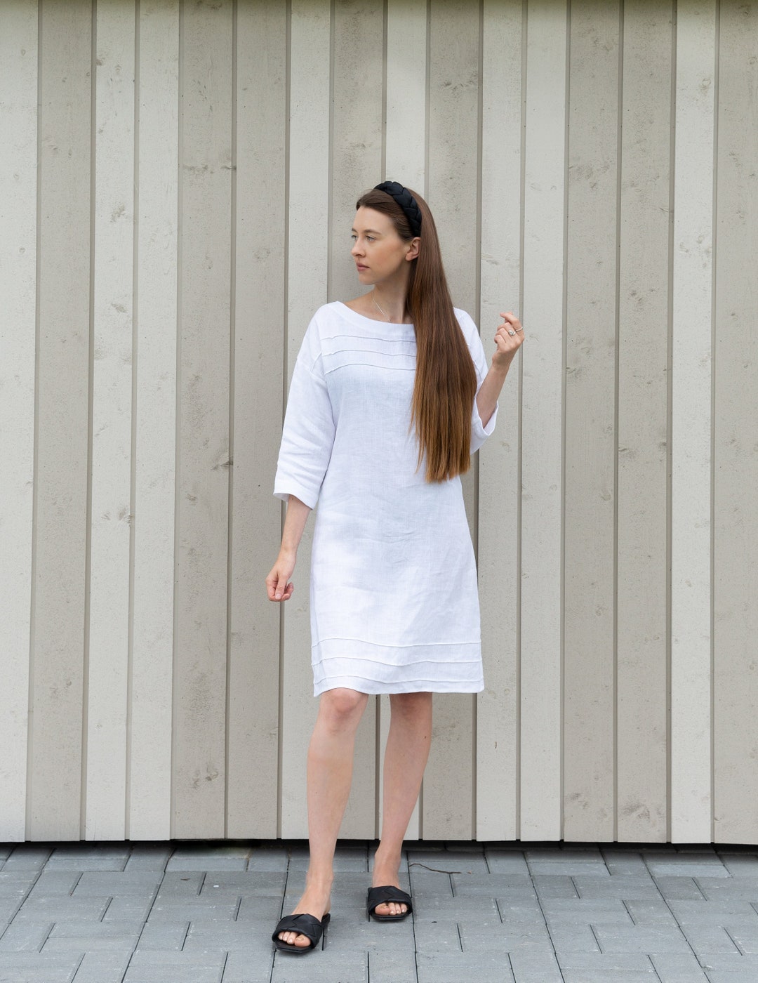 Handmade Linen Dress: Custom Fit, Many Colors - Etsy