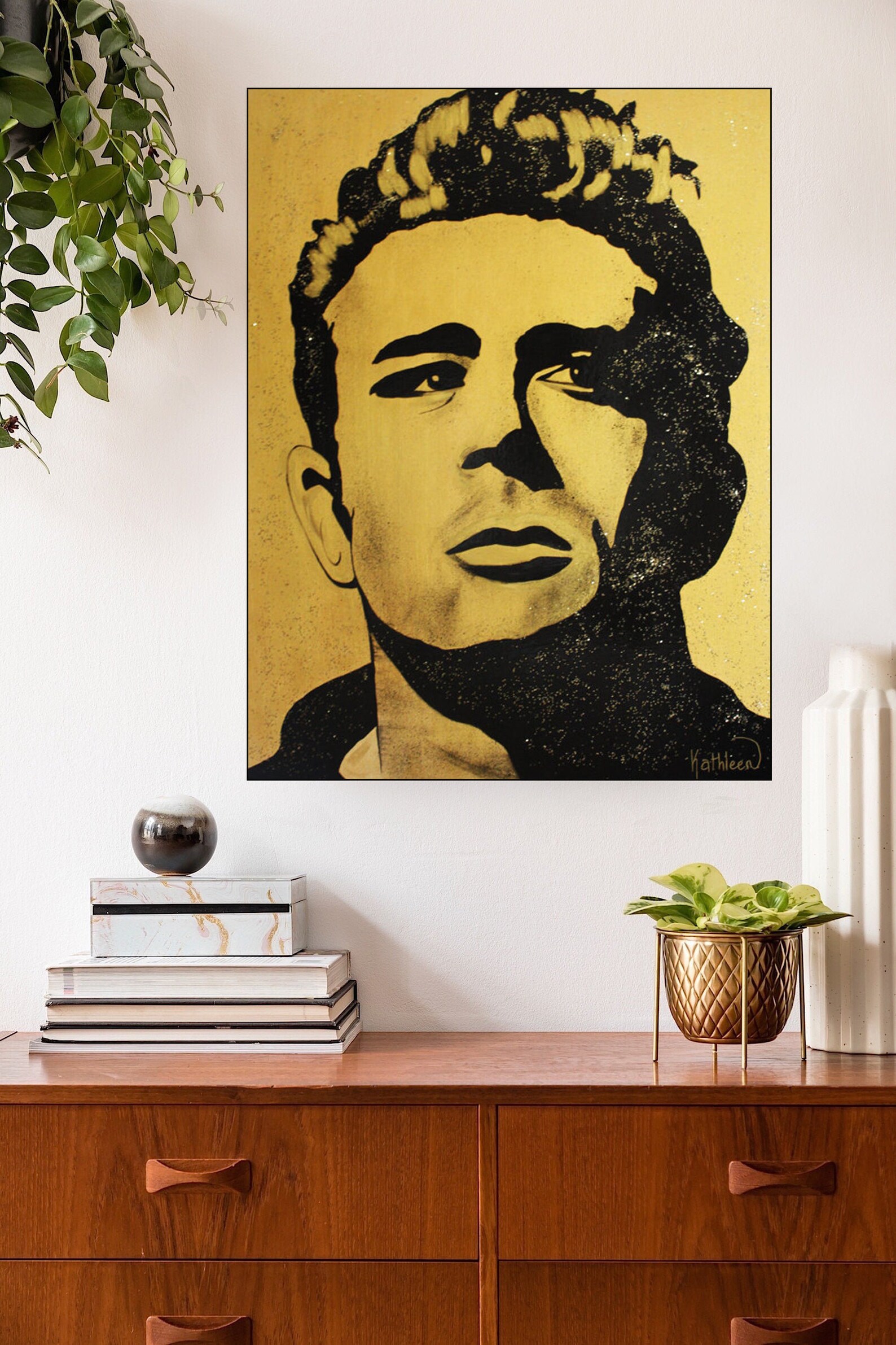 James DEAN Art Painting Wall Art Gifts Home Decor Arts - Etsy France