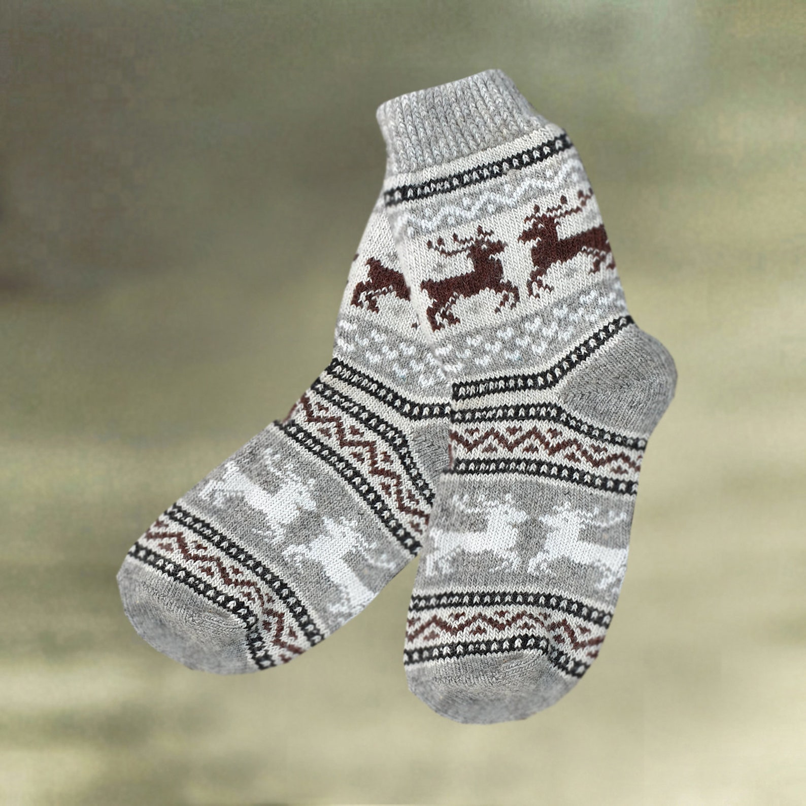 Calcetines Para Hombre De Invierno Calcetines De Merino Para Etsy España