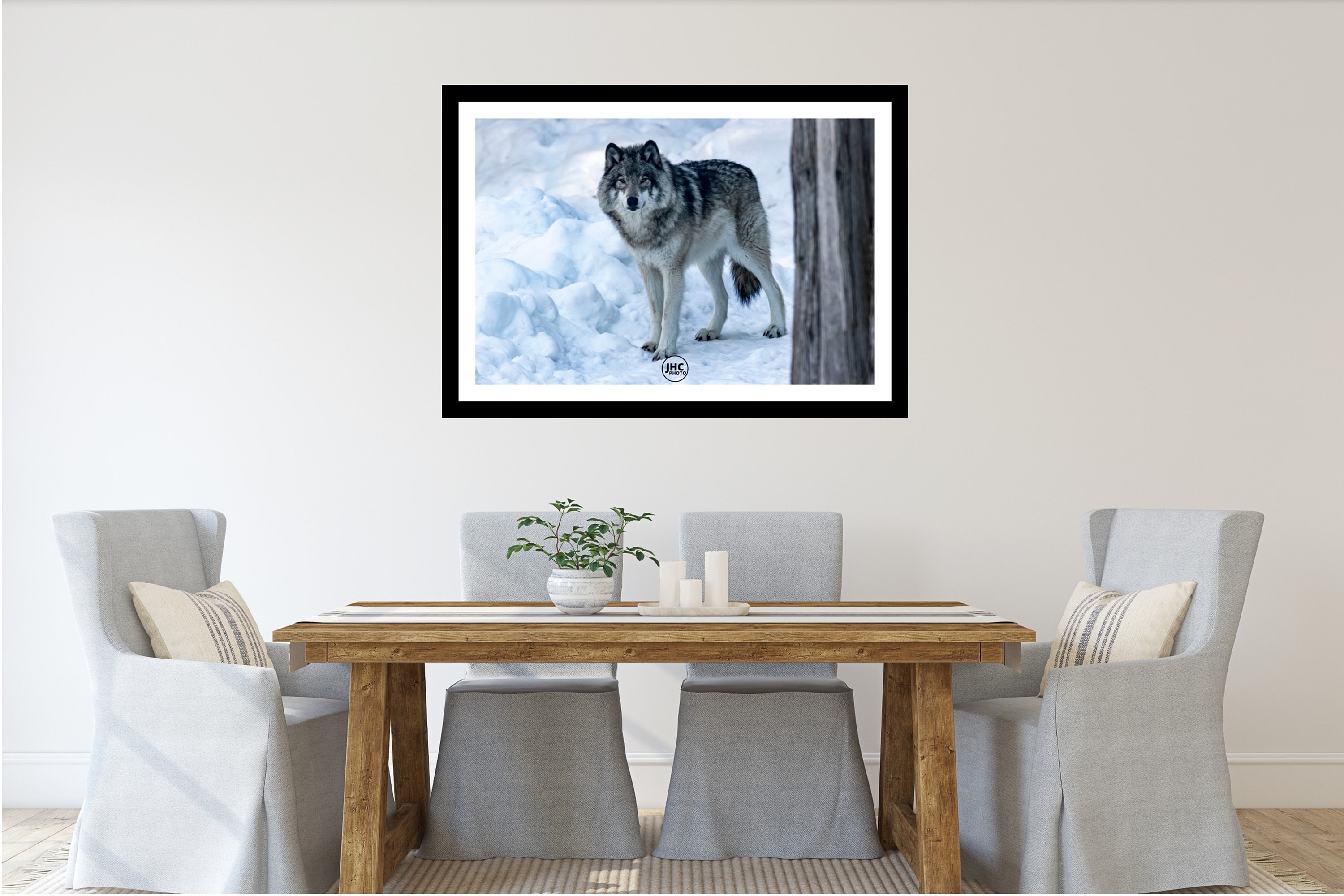 Grey Wolf Wall Art Print, Wolf Photo Print, Wolf Love, Nature ...