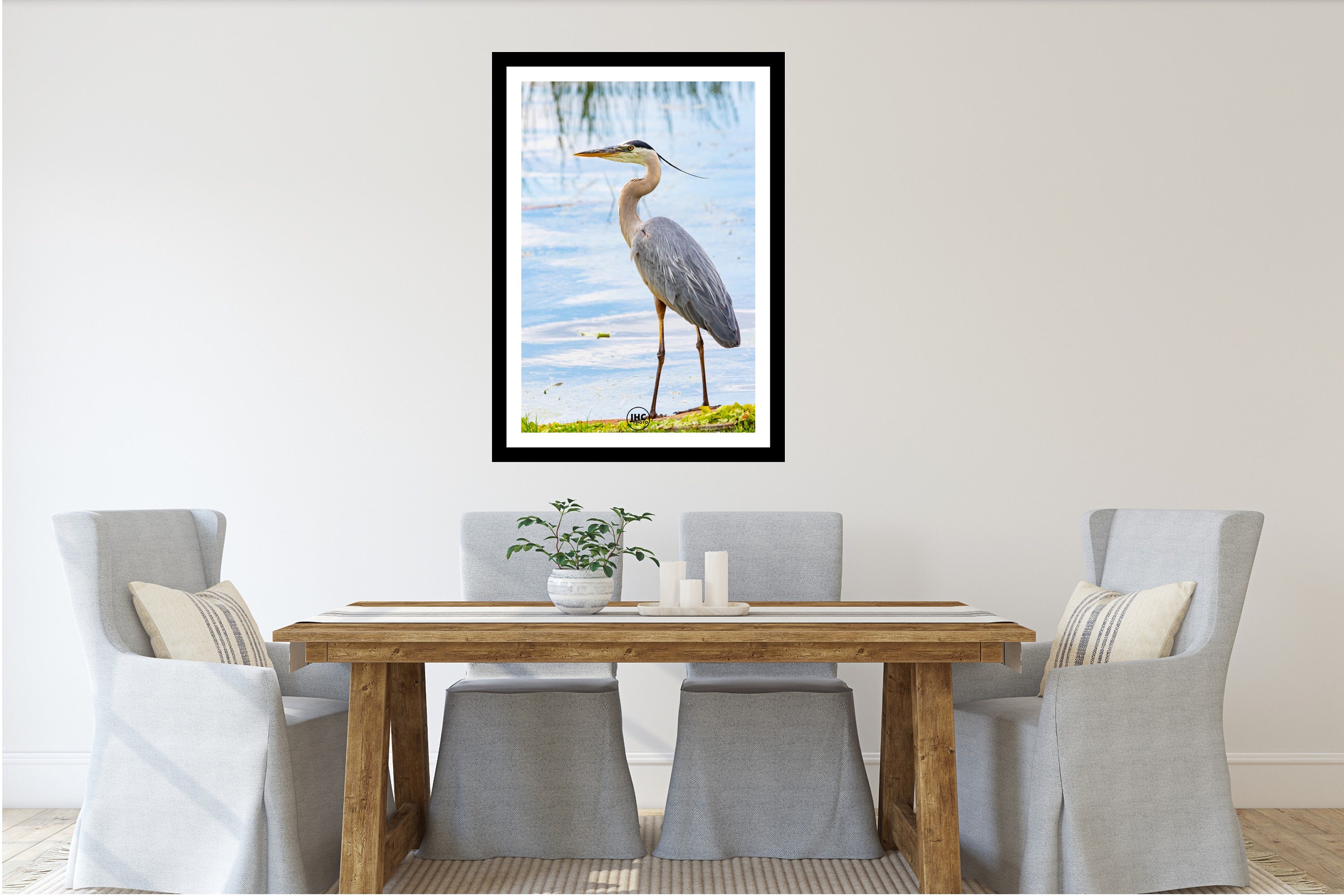 Blue Heron Print, Bird Photography, Heron Art, Heron Decor, Great Blue ...