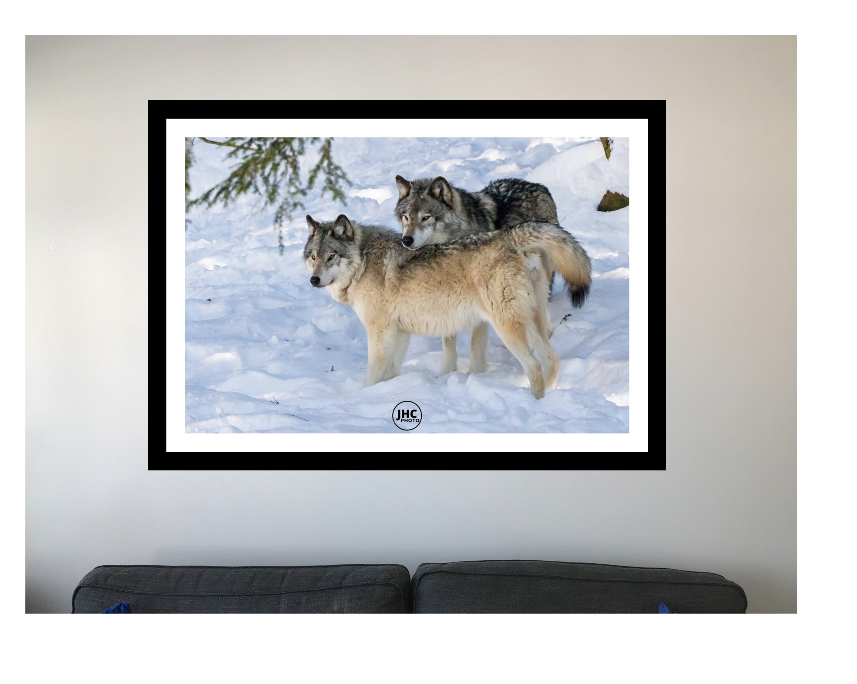 Wolf Wall Art, Wolf Art Print, Grey Wolf, Wolf Decor, Wolf Gift, Wolves ...