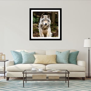 Timber Wolf Print - Wolf Wall Art - Gift for Wolf Lover - Wolf Photo ...