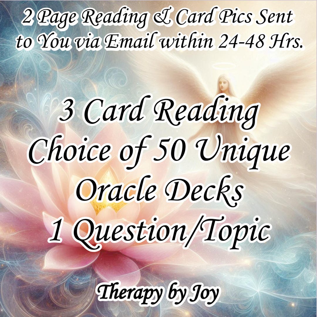 Three-card Oracle Reading: Choose Your Deck From 50 Unique Oracle Decks ...