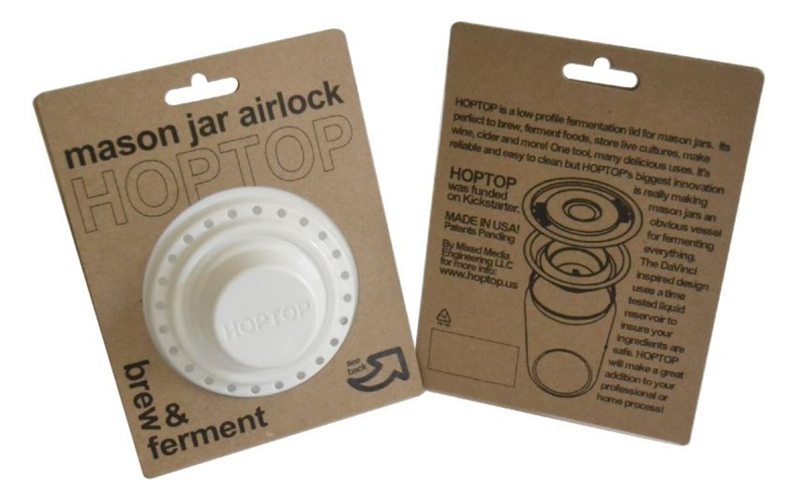 HOPTOP Mason Jar Fermenting Airlock - Etsy