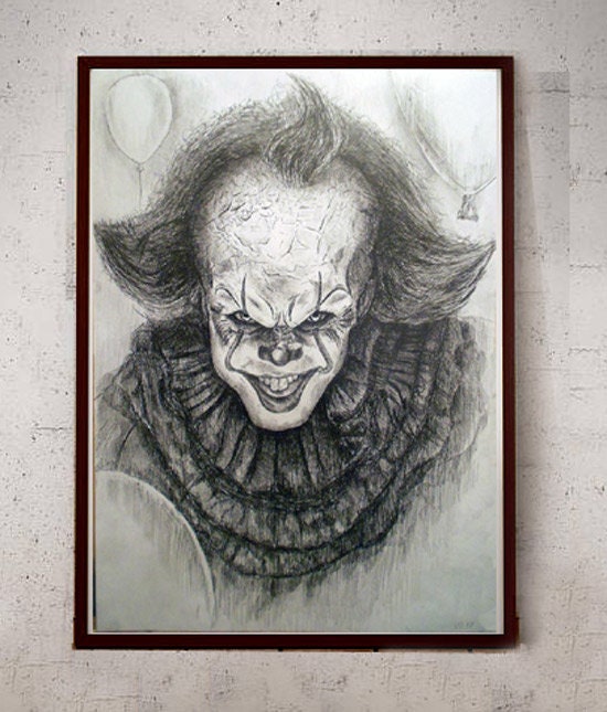 IT, Killer Clowns, Pennywise - IT Clown Stephen King, Poster, Original ...