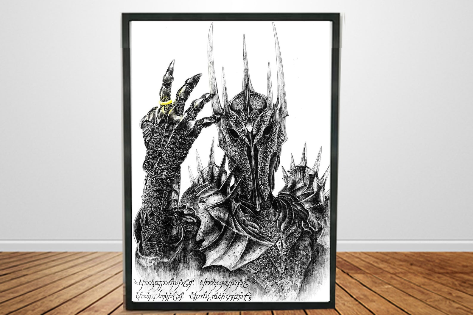 The Lord of the Rings. Sauron. Original Drawing. Fan Art - Etsy