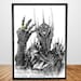 The Lord of the Rings. Sauron. Original Drawing. Fan Art - Etsy